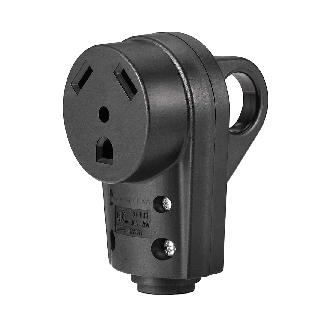 BougeRV 30 AMP RV Electrical Plug Adapter with Handle