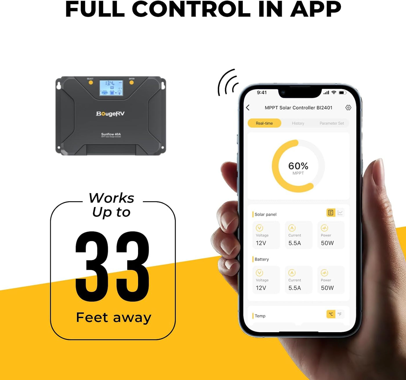 MPPT Solar Charge Controller 40 Amp – BougeRV