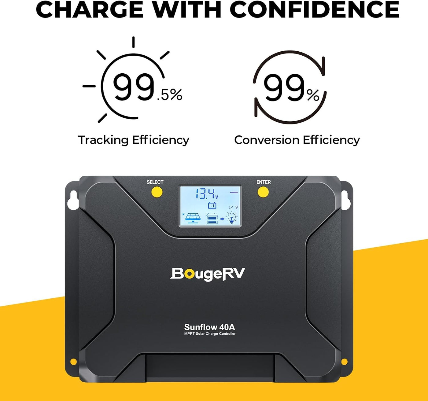MPPT Solar Charge Controller 40 Amp – BougeRV