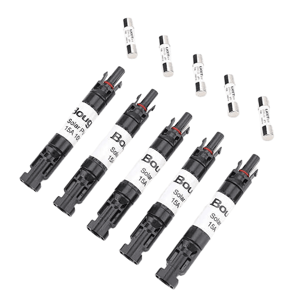 5 pc 15a waterproof inline solar fuse – BougeRV